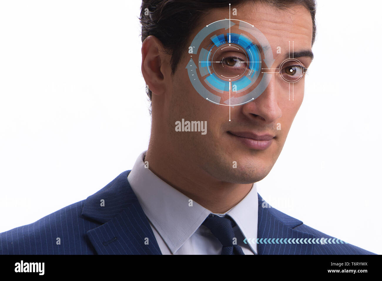 Concept sensor implanted human hi-res stock photography and images - Alamy