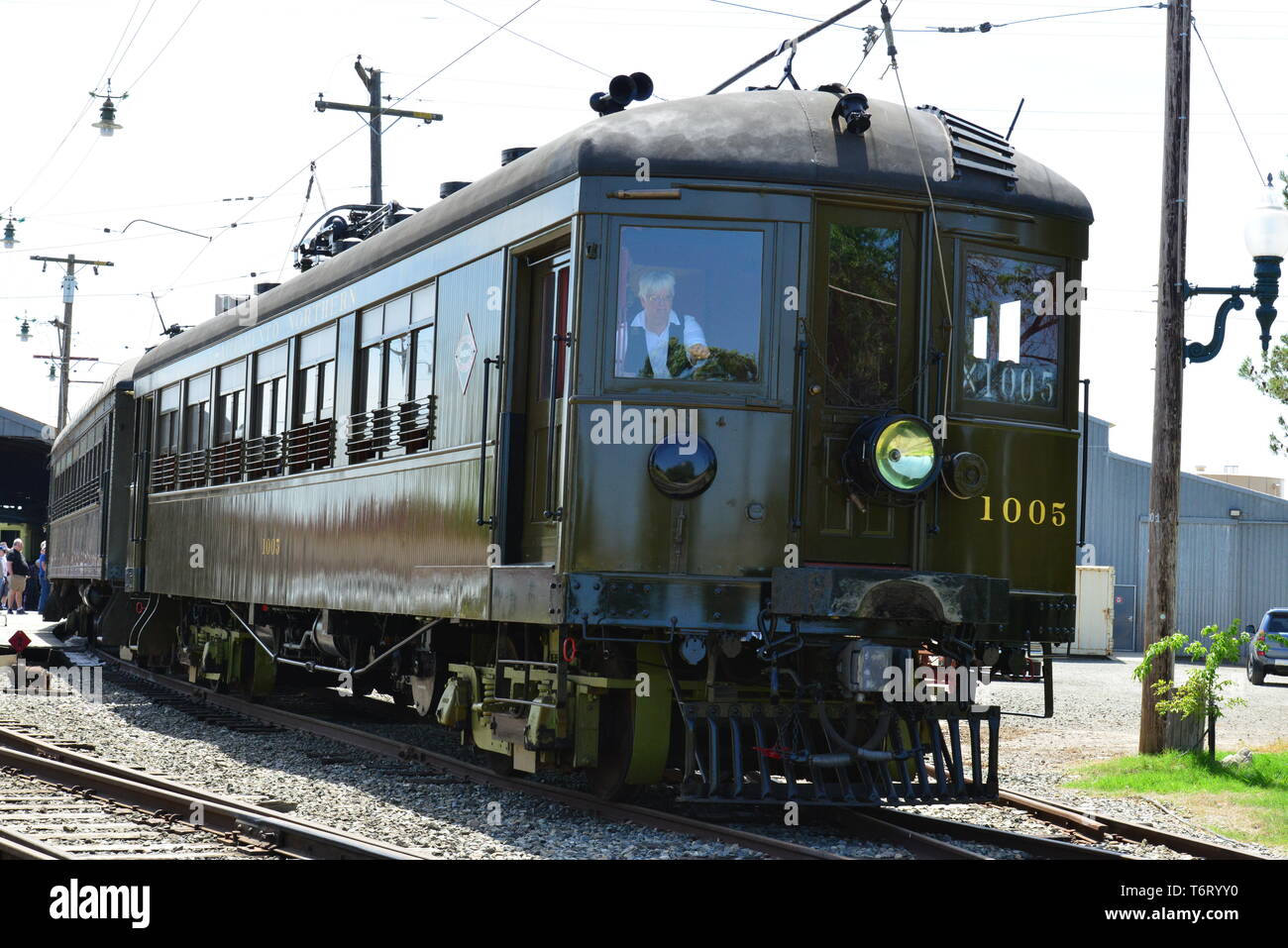 An early 1900 EMU in America Stock Photo - Alamy