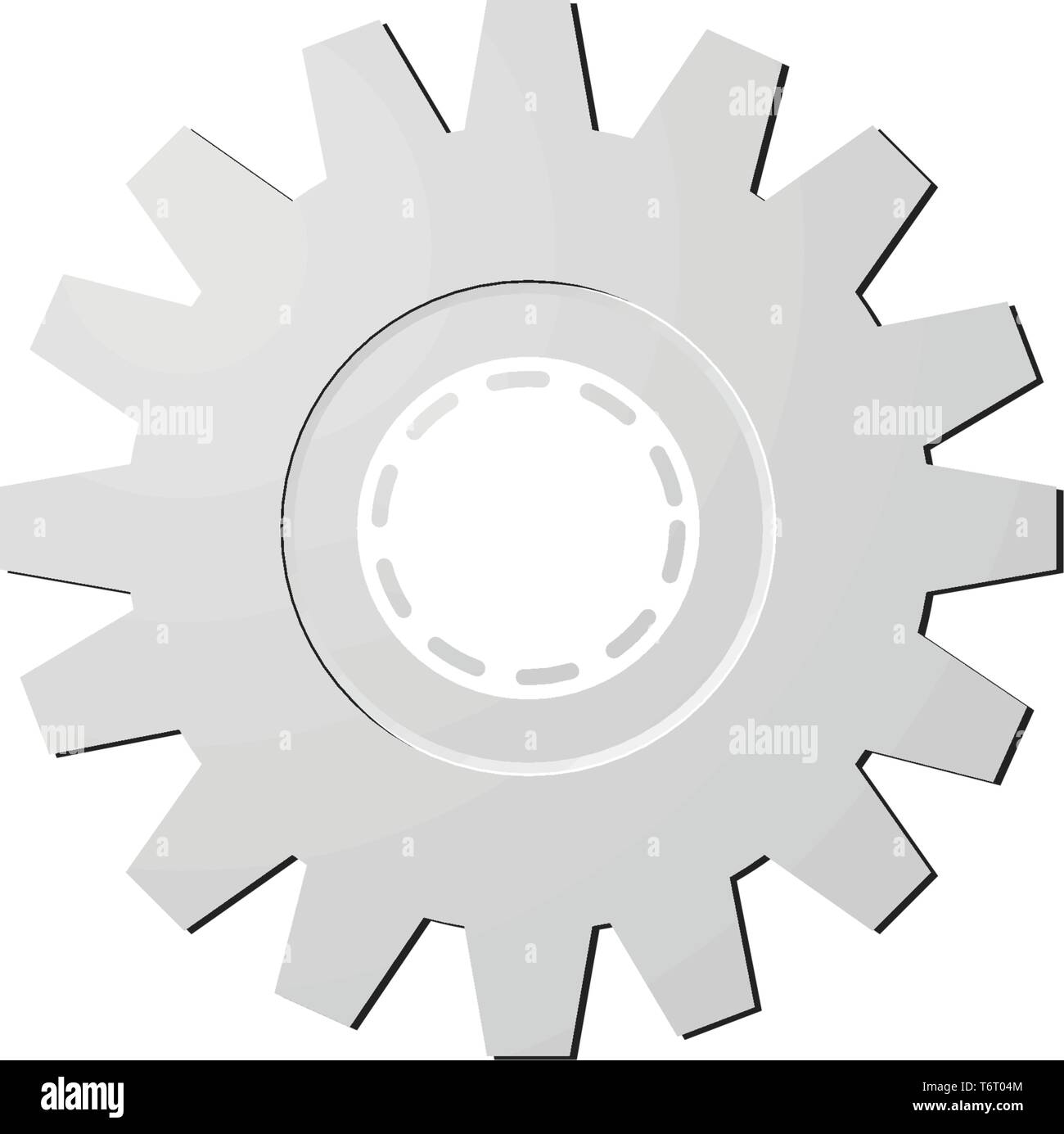 gear logo design industrial icon element illustration - vector Stock ...
