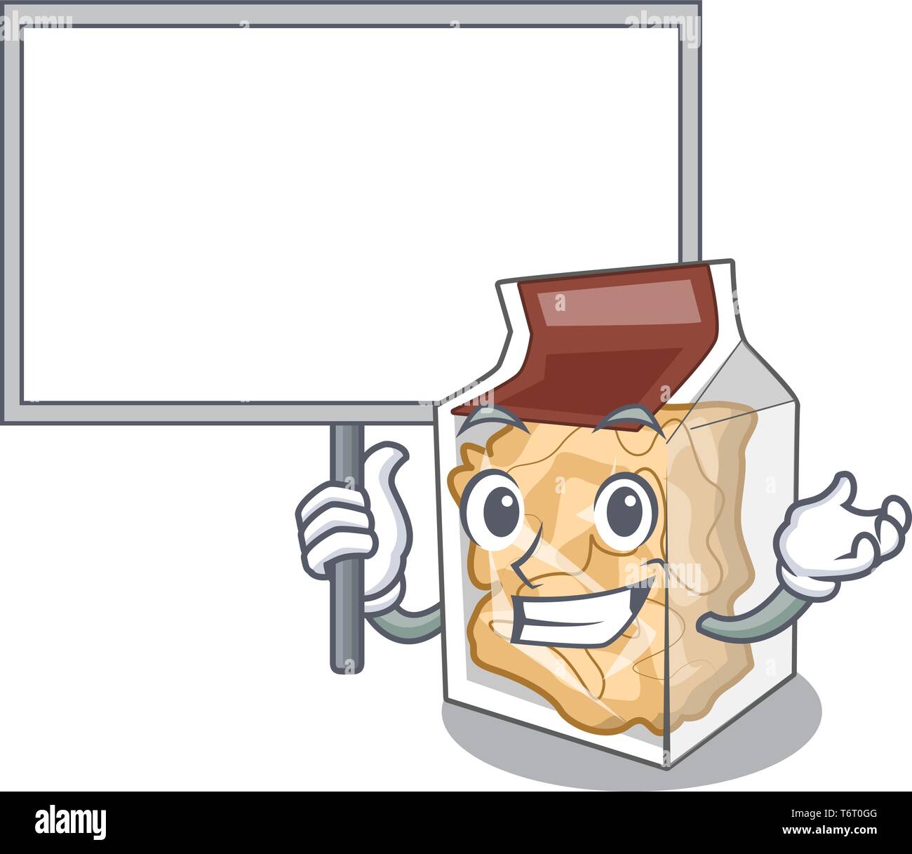 Bring board pork rinds isolated in the cartoon Stock Vector Image & Art ...
