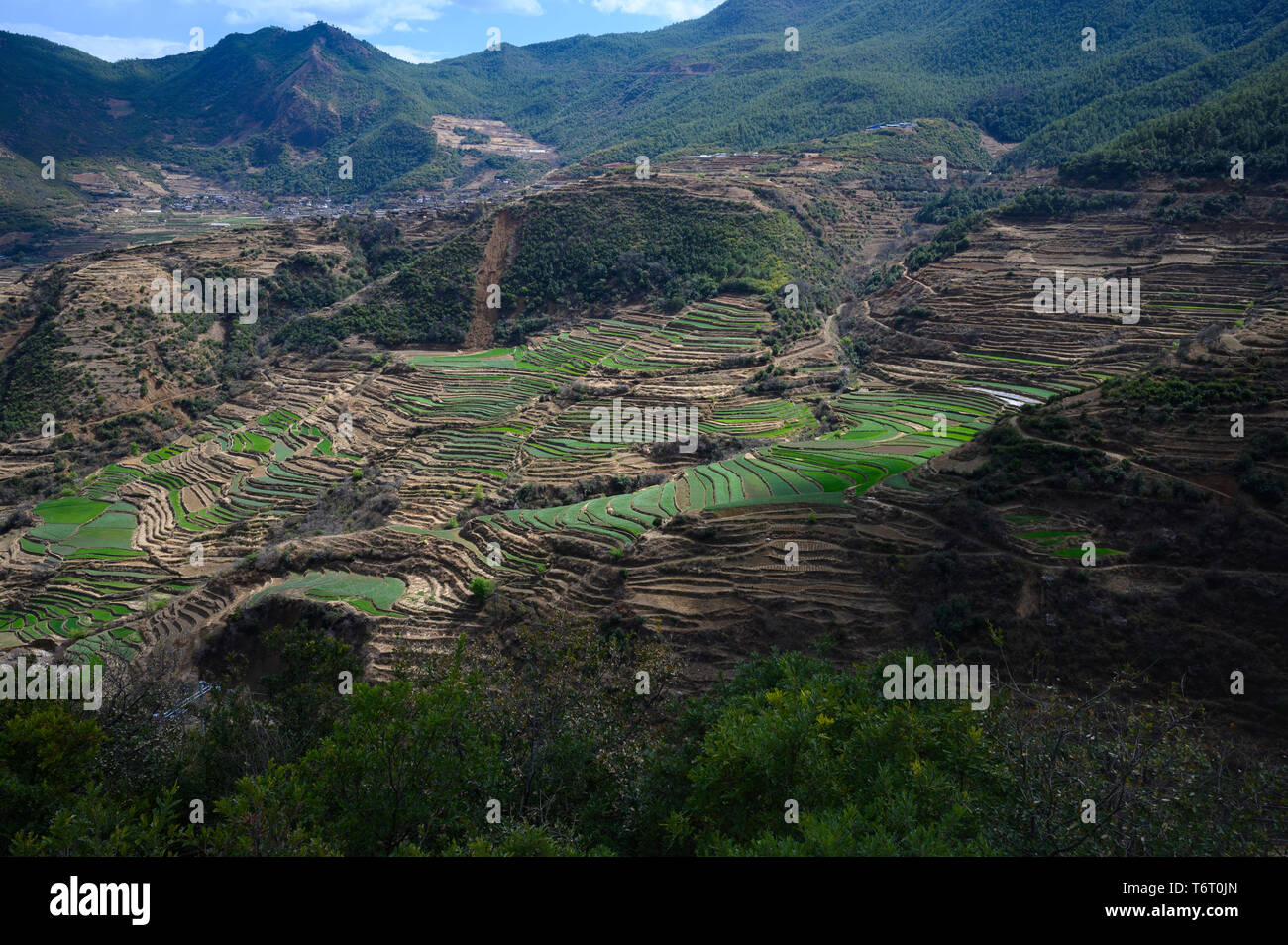 Wumu, river basin of the Laobai river in Yunnan, China Stock Photo - Alamy