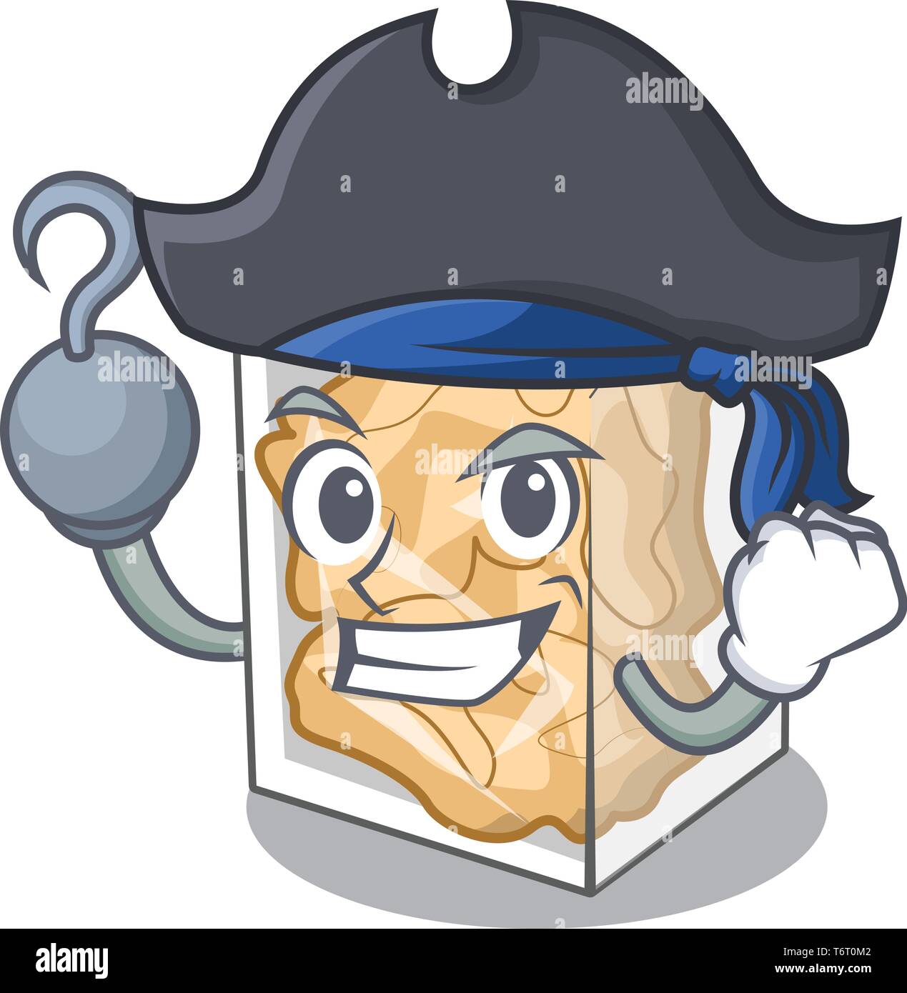 Pirate pork rinds isolated in the cartoon Stock Vector Image & Art - Alamy