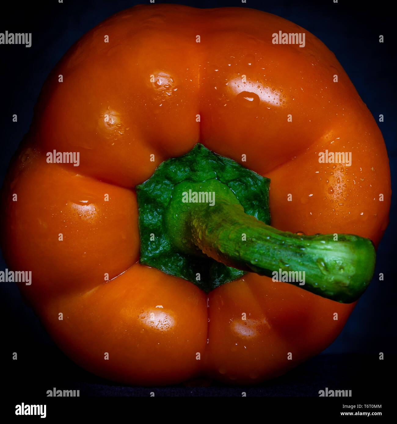 Bell Pepper - Orange Stock Photo - Alamy
