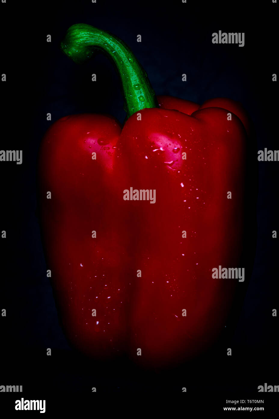 Red Bell Pepper Stock Photo - Alamy