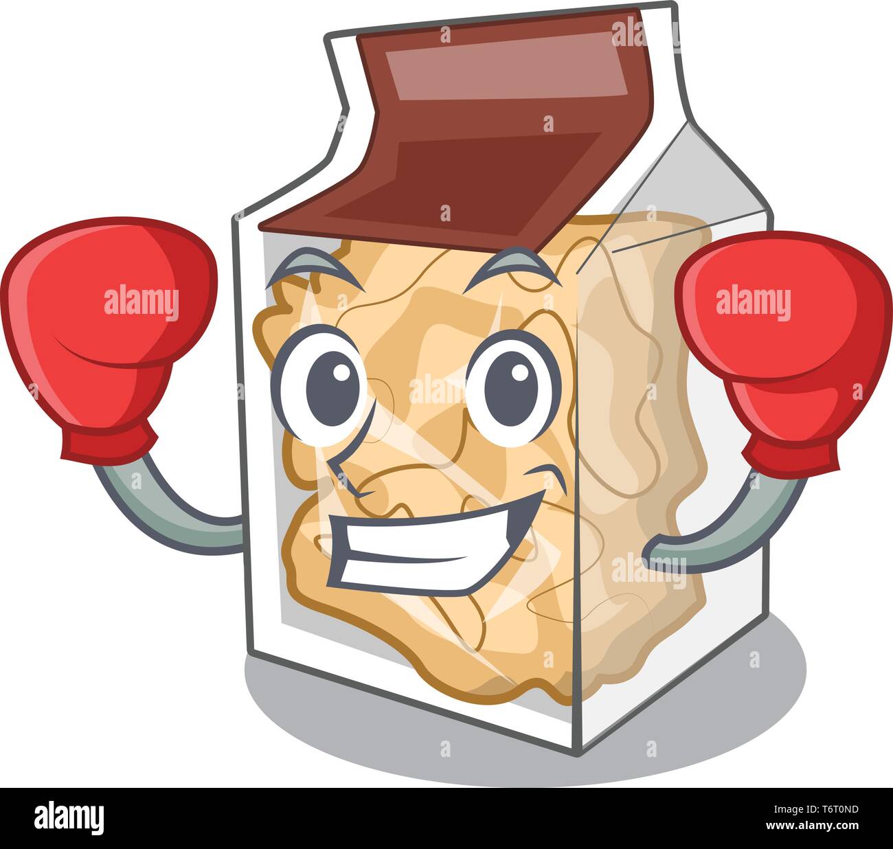 Boxing pork rinds isolated in the cartoon Stock Vector Image & Art - Alamy