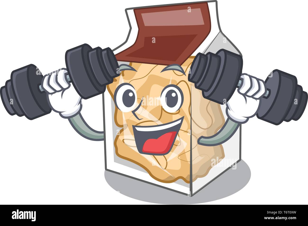 Fitness pork rinds isolated in the cartoon Stock Vector Image & Art - Alamy