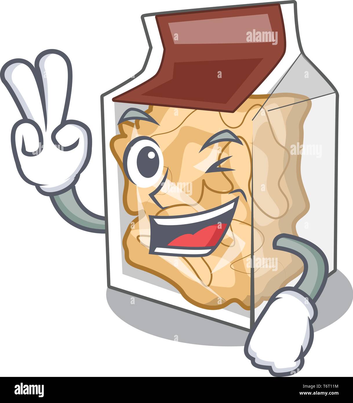 Two finger pork rinds in a cartoon jar Stock Vector Image & Art - Alamy