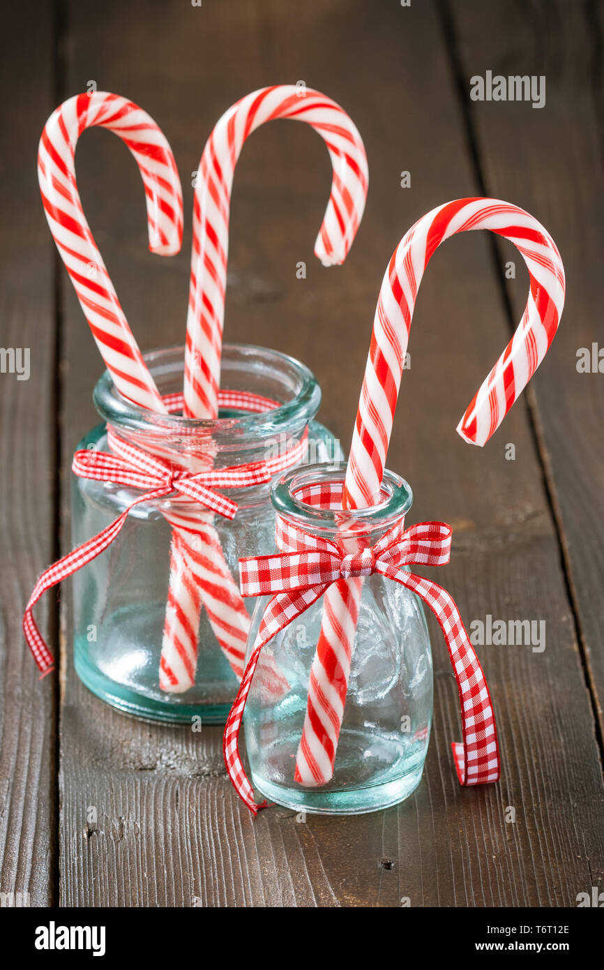 Christmas candy canes Stock Photo - Alamy
