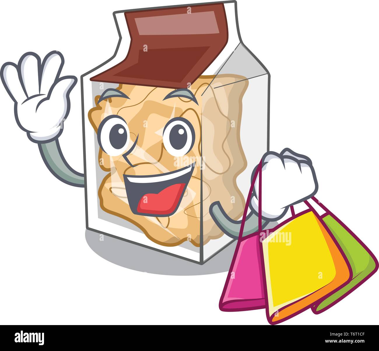 Shopping pork rinds in a cartoon jar Stock Vector Image & Art - Alamy