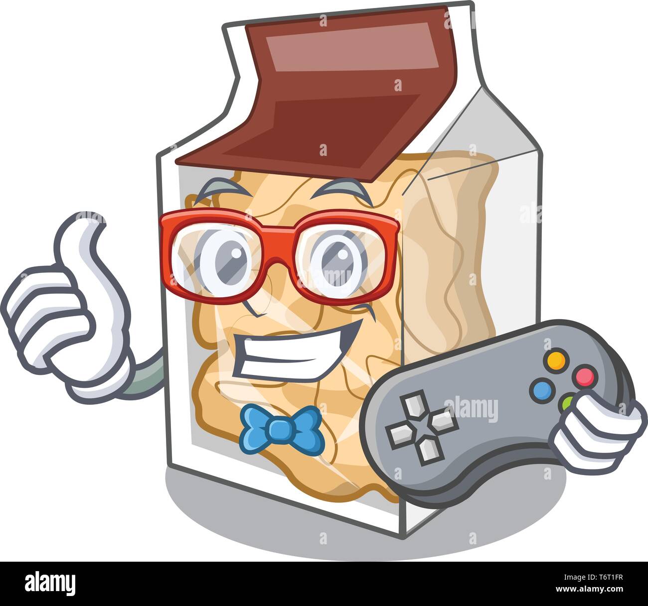 Gamer pork rinds in the mascot shape Stock Vector Image & Art - Alamy
