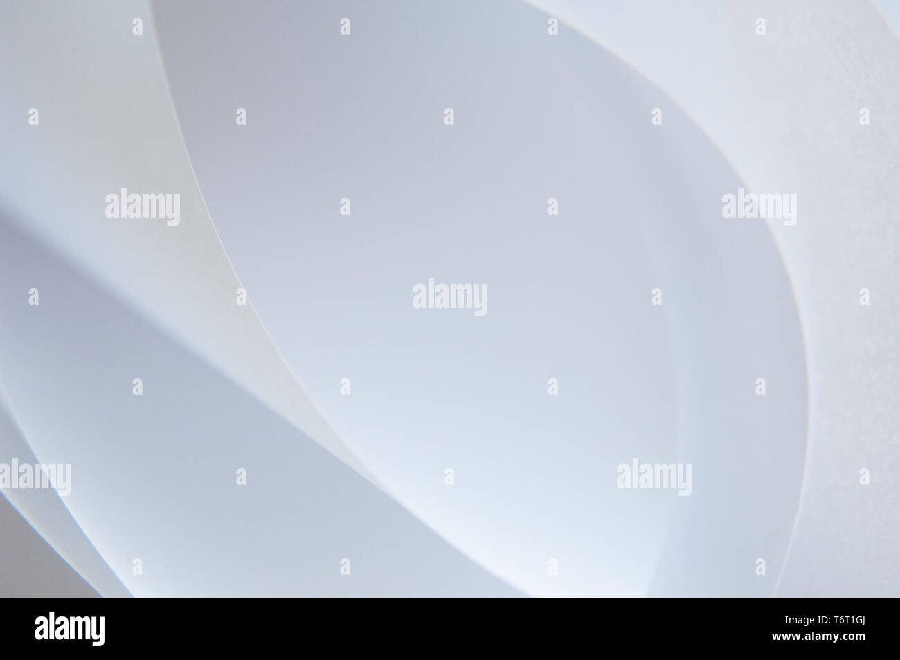 abstract background of a twisted sheet of white paper Stock Photo - Alamy