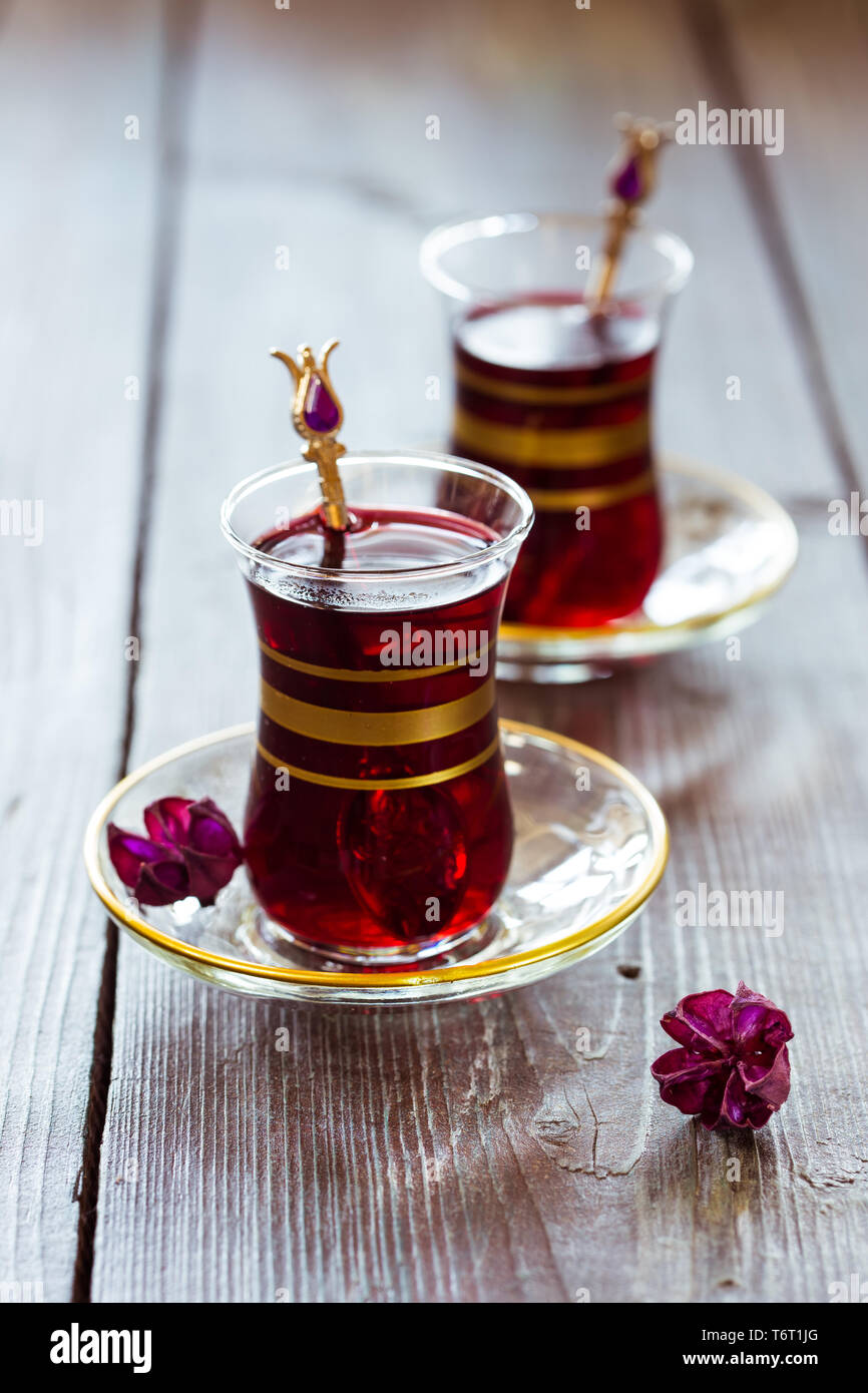 Turkish red tea hi-res stock photography and images - Alamy