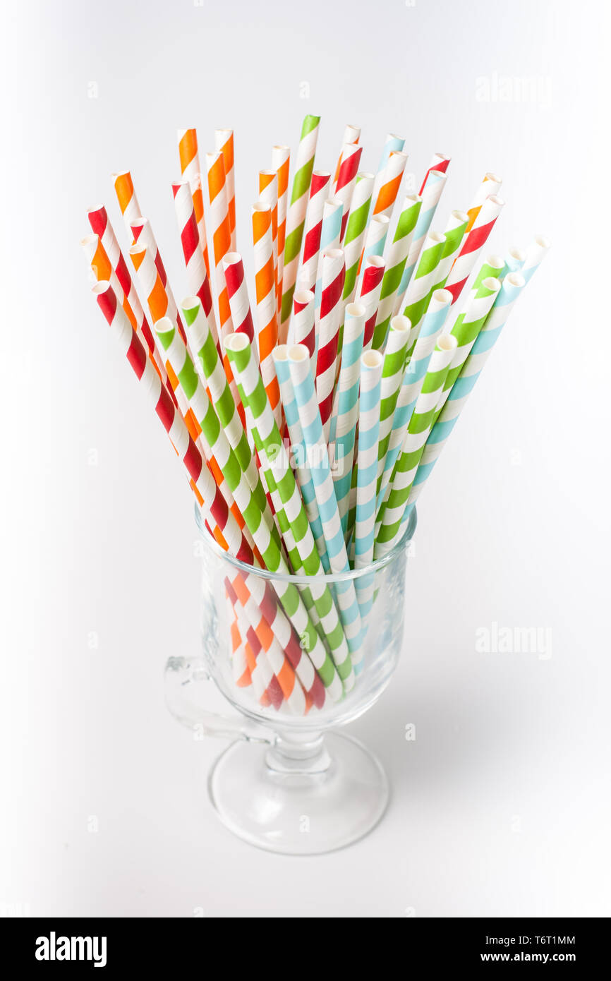 Striped cocktail stick Stock Photo - Alamy