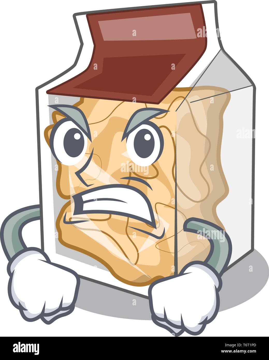 Angry pork rinds in the mascot shape Stock Vector Image & Art - Alamy