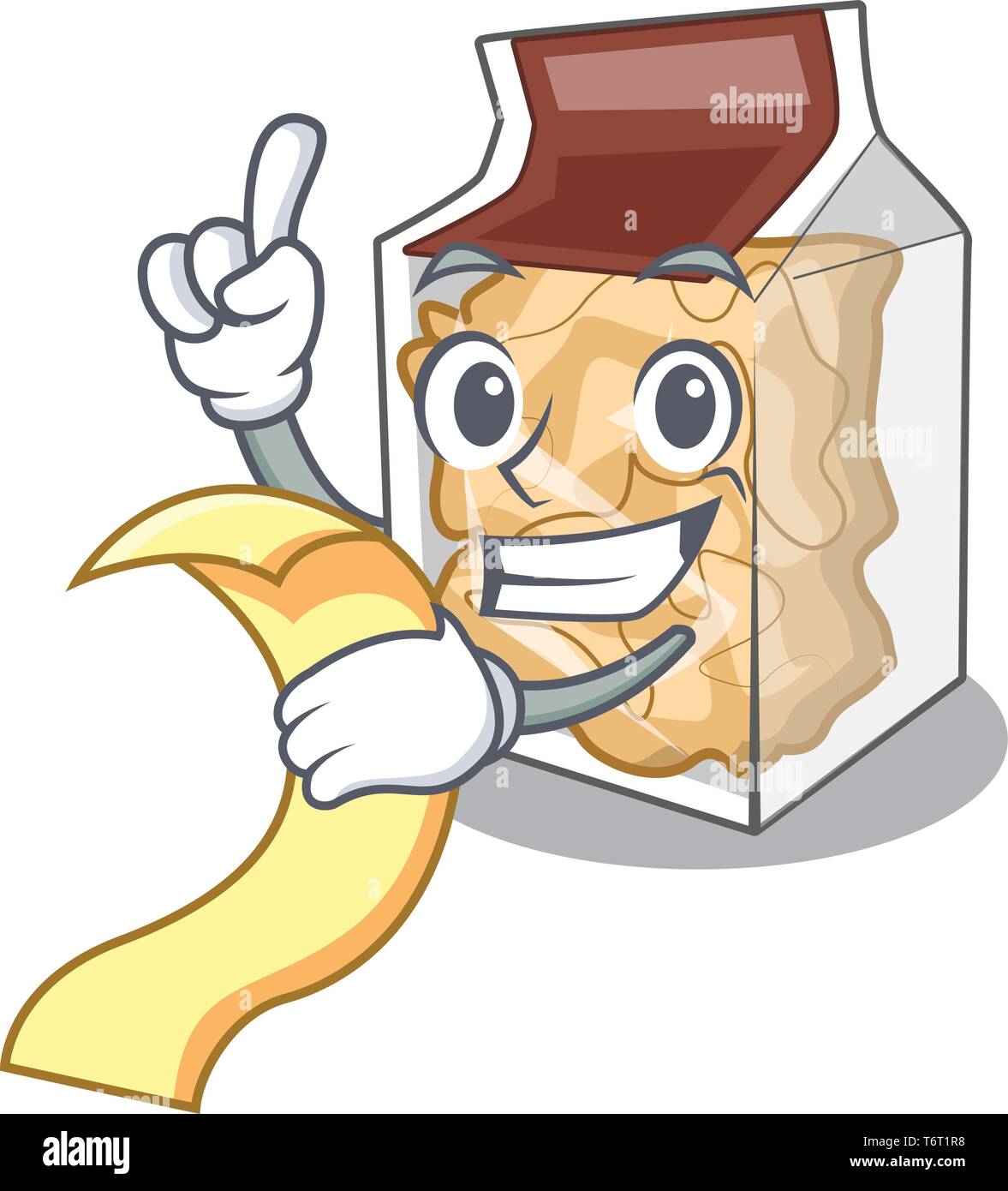 With menu pork rinds in the mascot shape Stock Vector Image & Art - Alamy