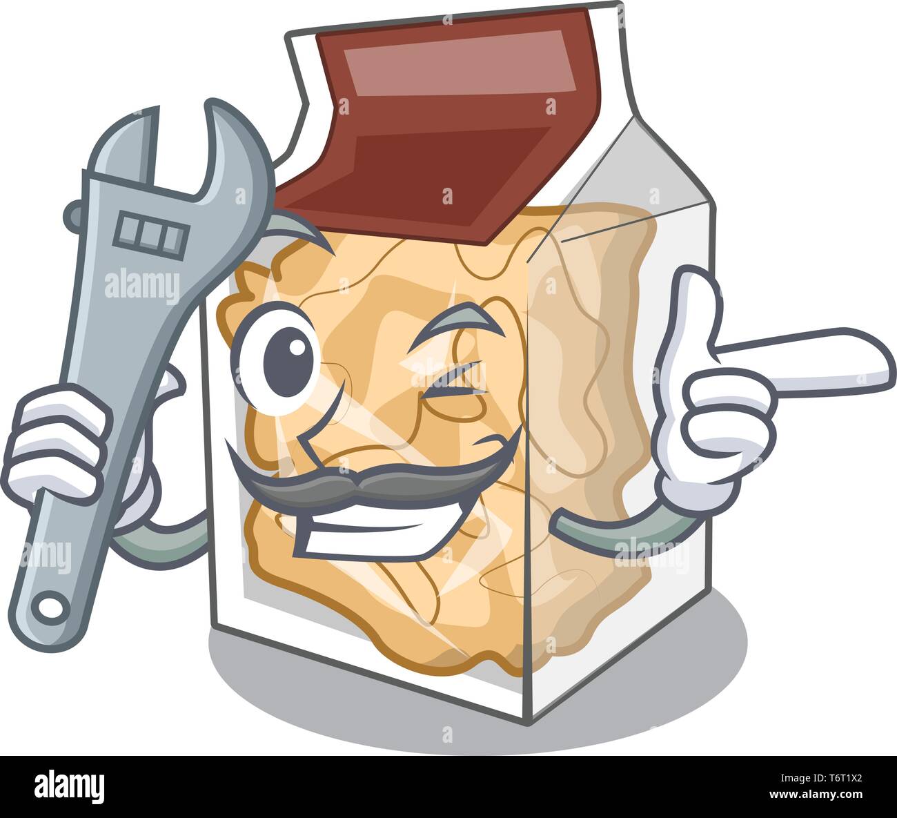 Mechanic pork rinds in the character plastic Stock Vector Image & Art ...