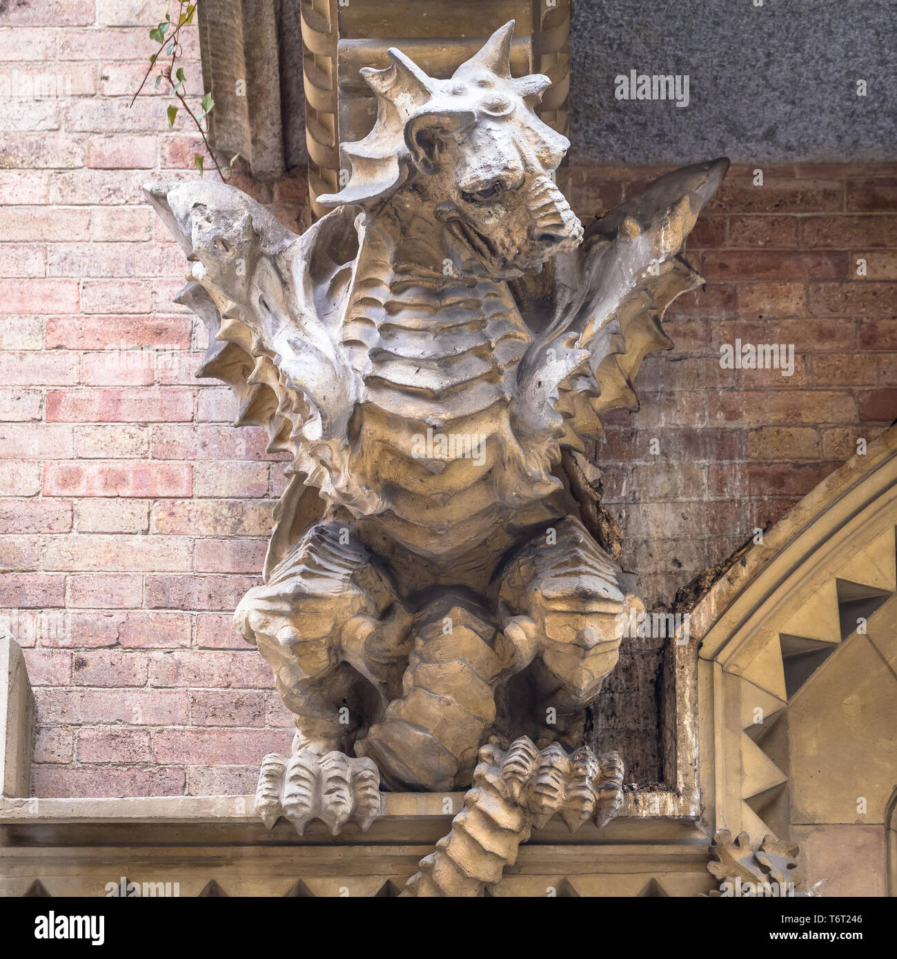 TURIN, ITALY - Dragon on Victory Palace facade Stock Photo - Alamy