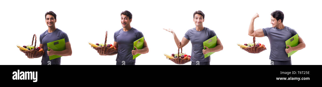 Man promoting benefits healthy hi-res stock photography and images - Alamy