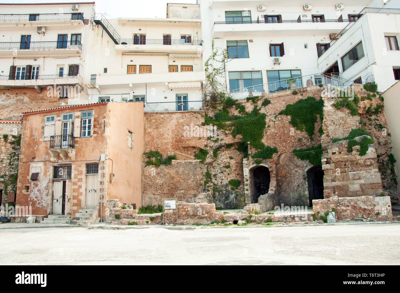 Ruins of a three store building after a WW2 German bombing attack ...