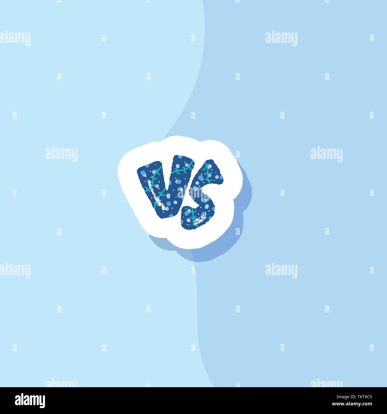 Versus screen. Vs symbol with divider. Confrontation background with ...