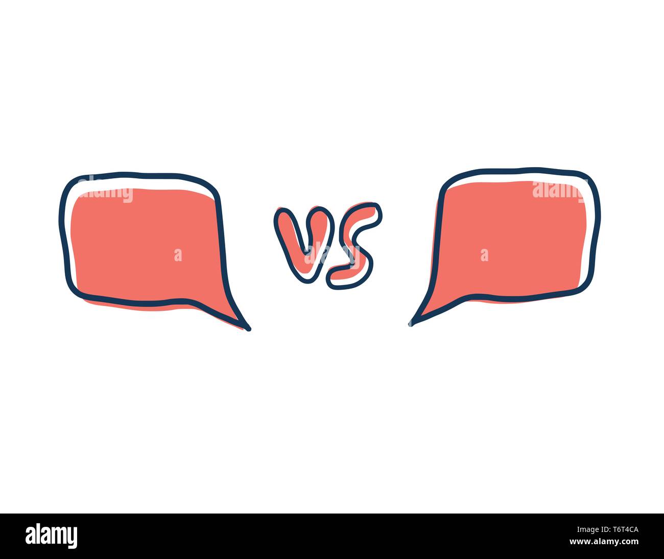 Versus screen. Vs symbol with divider. Confrontation background with ...
