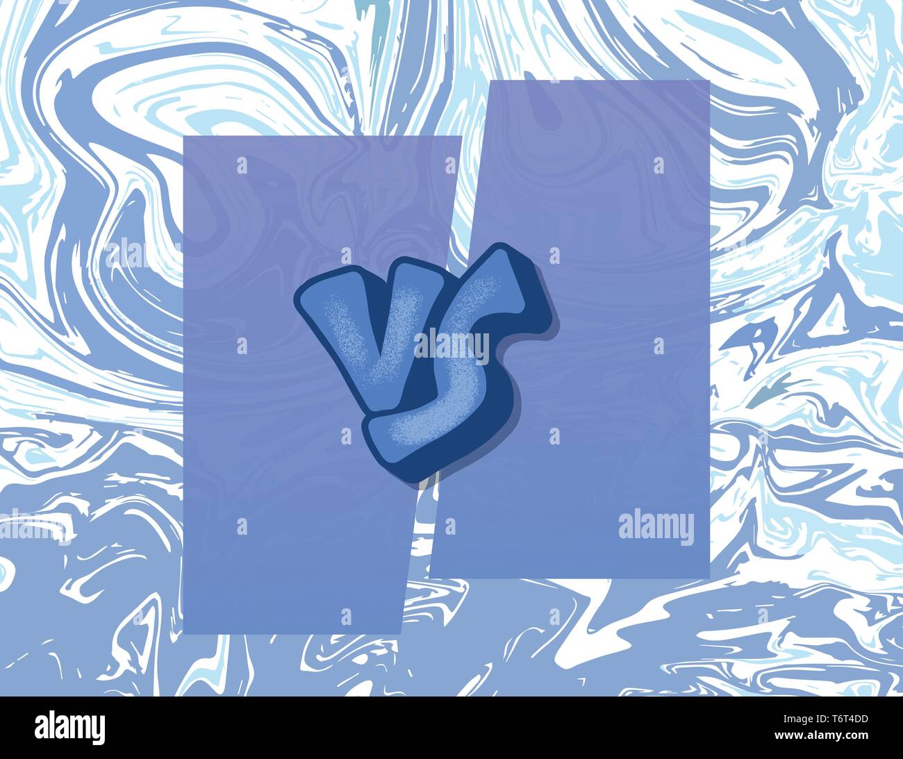 Versus screen. Vs symbol with divider. Confrontation background with ...