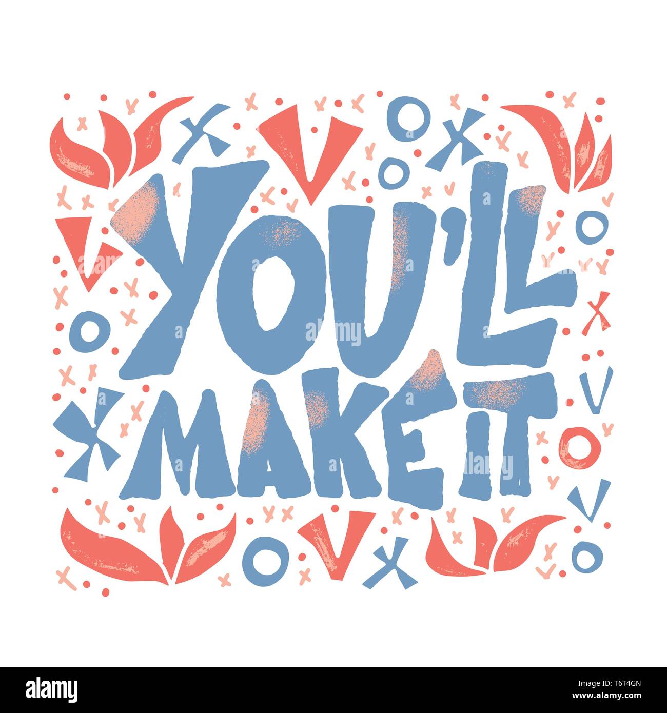 You'll make it quote with decoration isolated. Poster template with ...