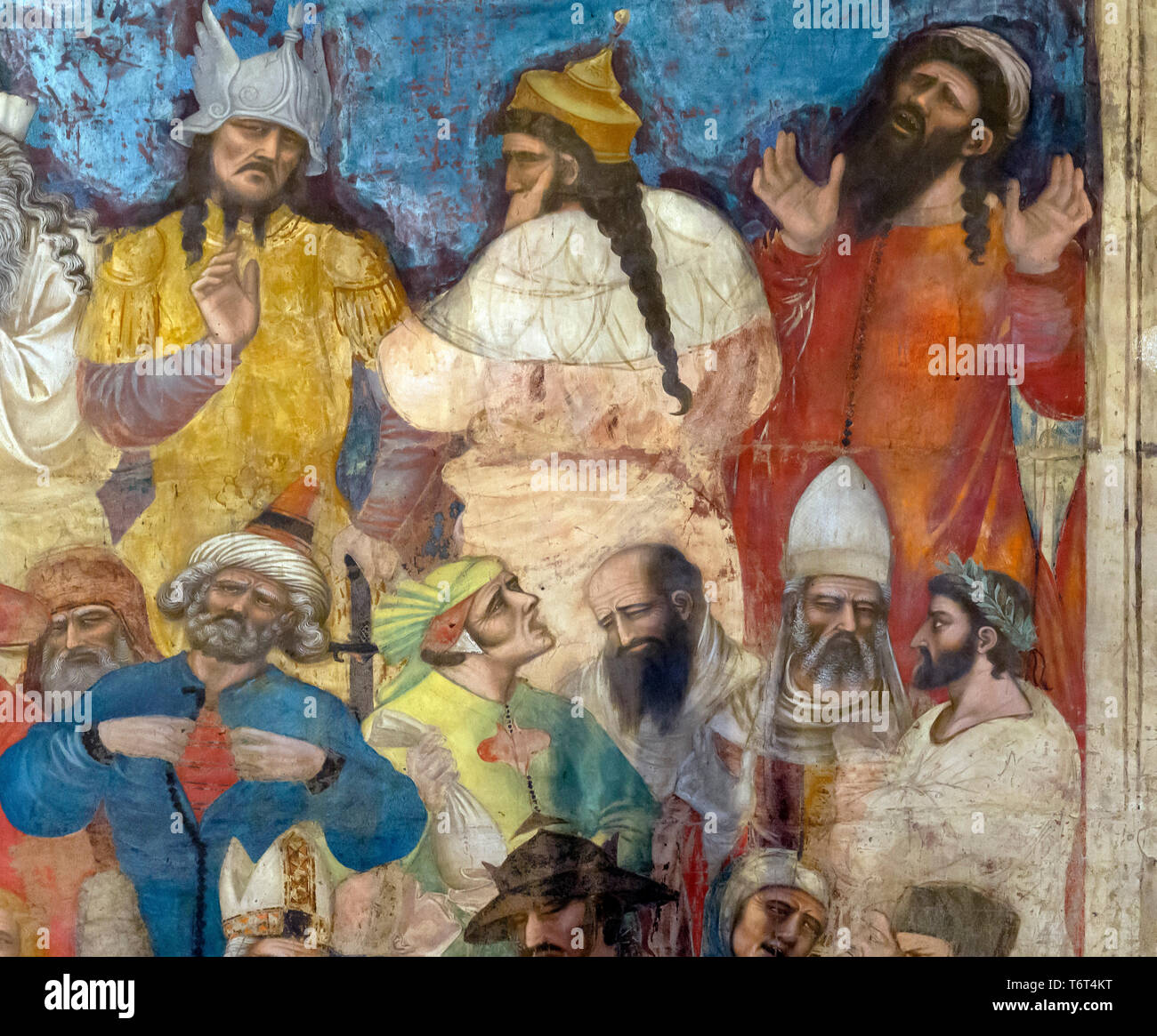 Last Judgment, Fresco, detail, Orcagna , 1354-57, Cappella Strozzi ...