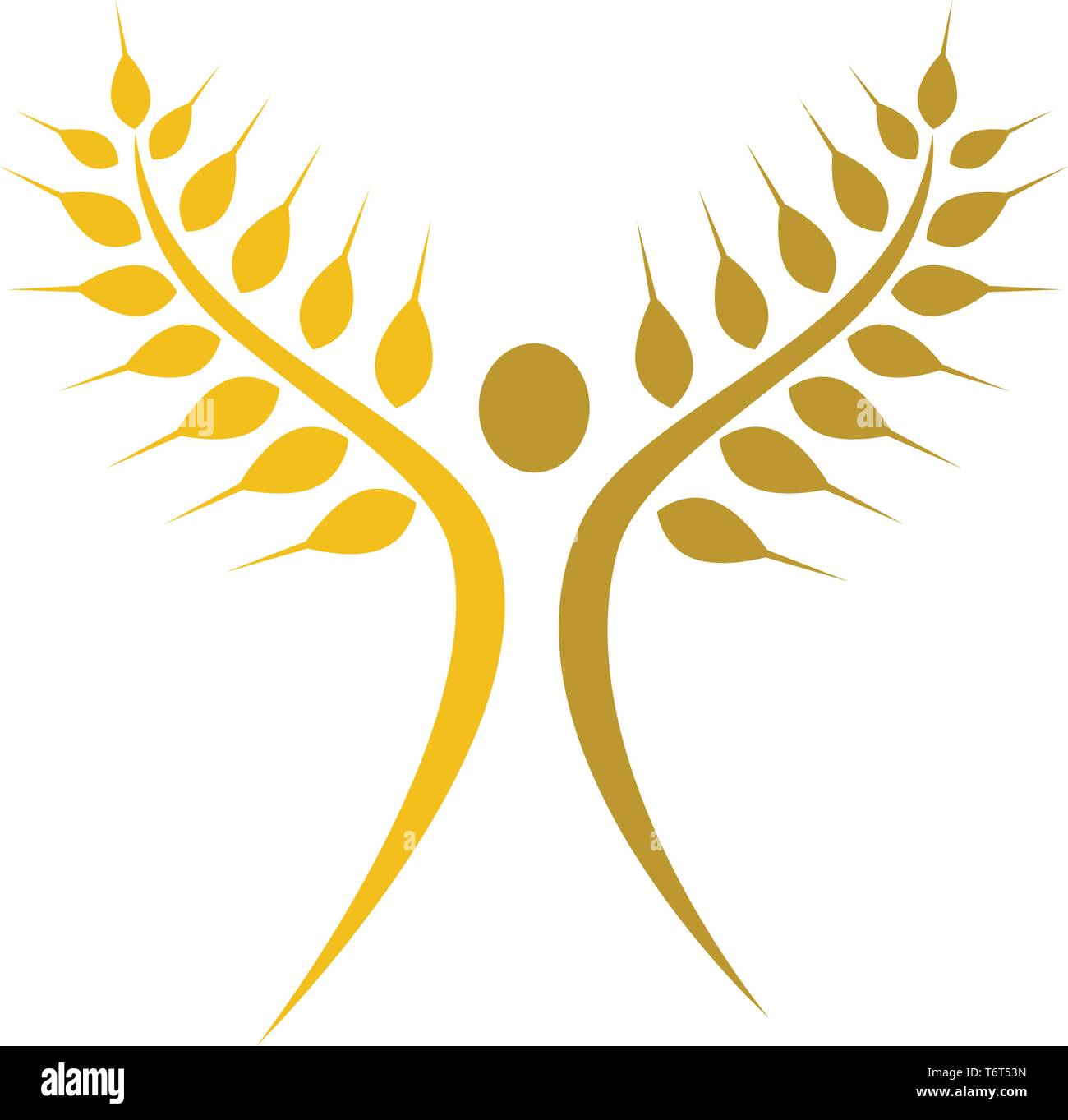 Agriculture wheat Logo Template vector icon design Stock Vector Image ...