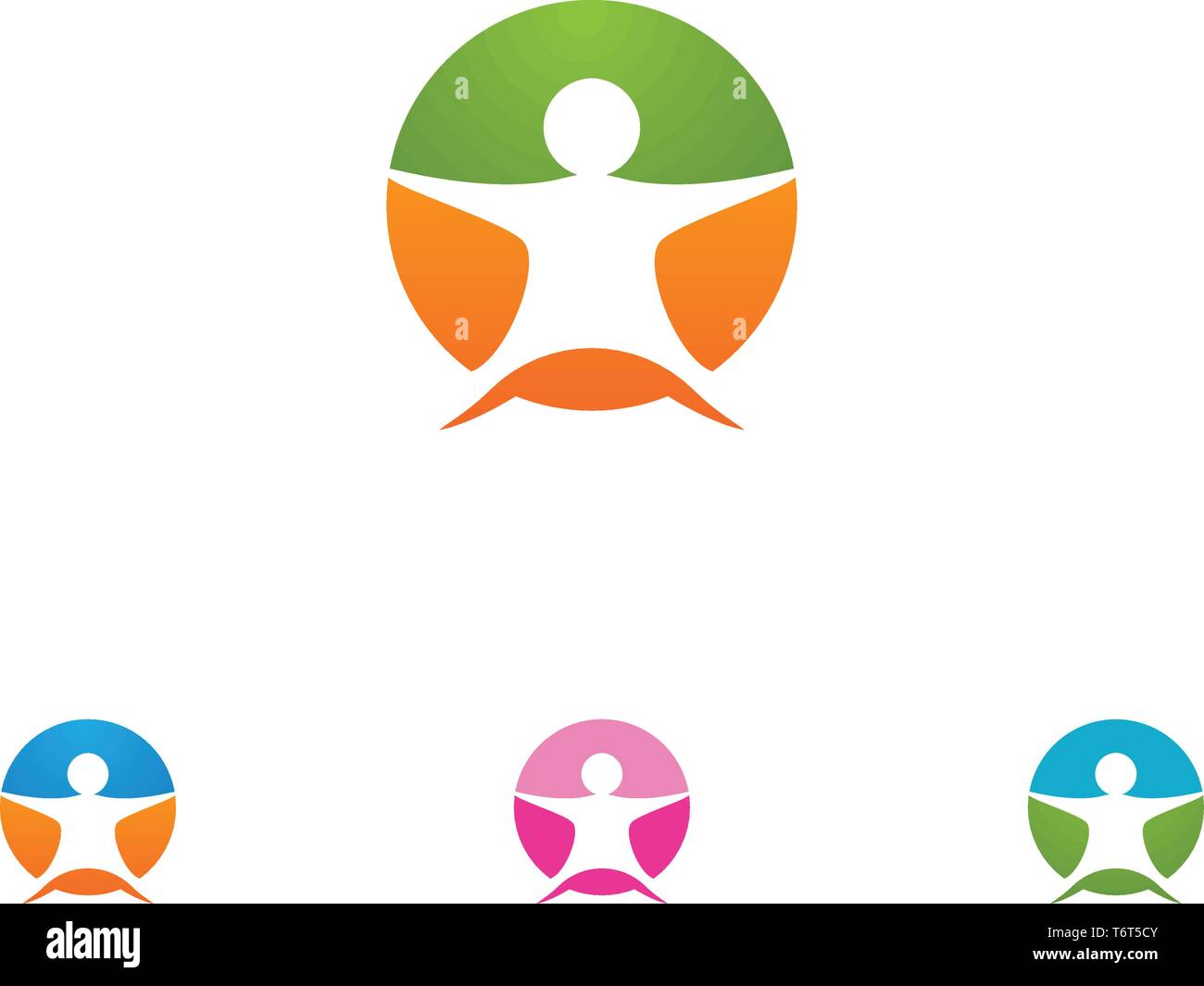 Leadership success team people logo and symbol Stock Vector Image & Art ...