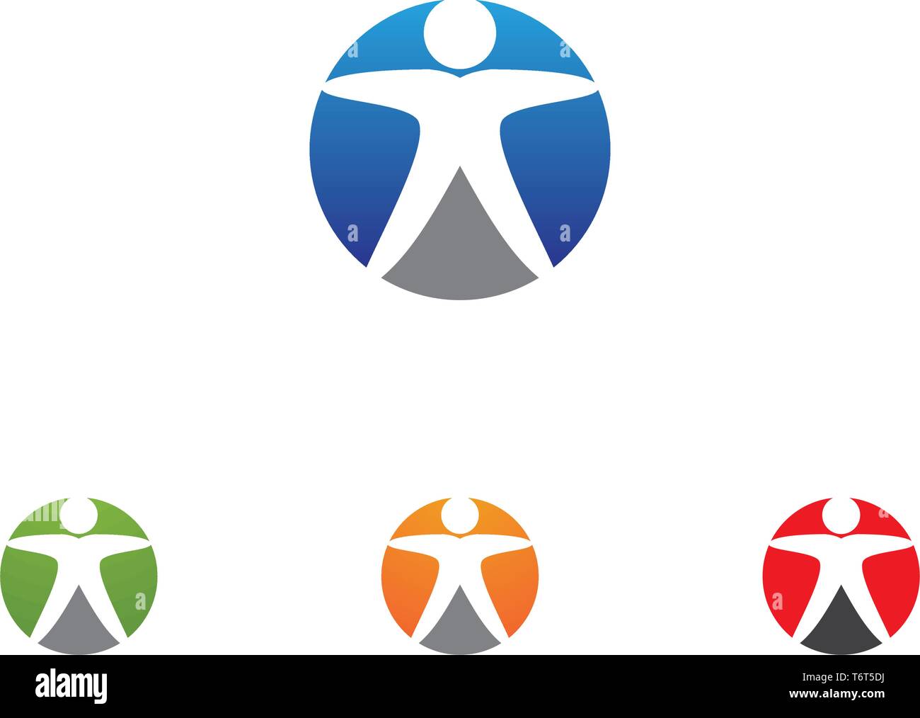 Leadership success team people logo and symbol Stock Vector Image & Art ...