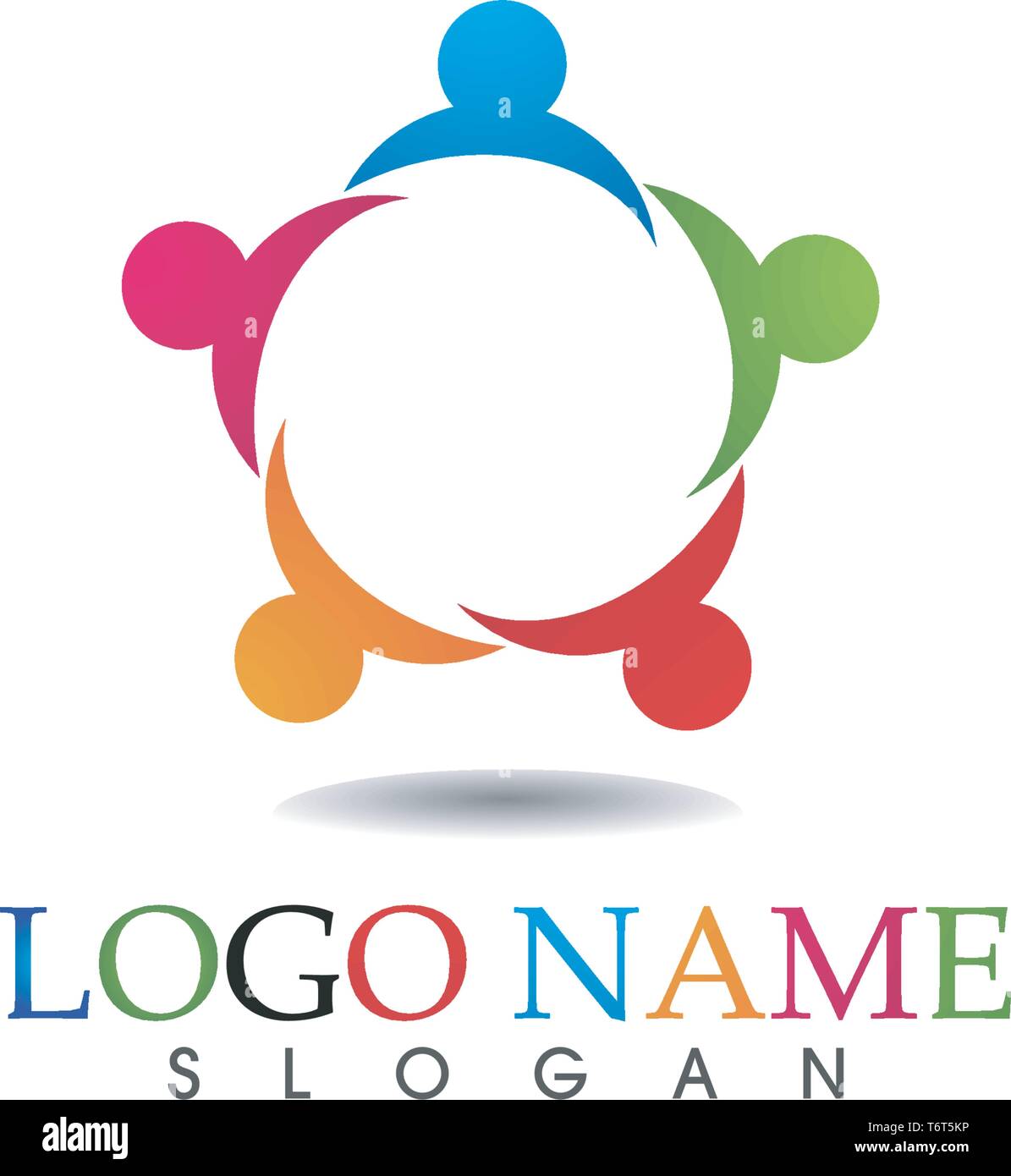 Community people care logo and symbols template Stock Vector Image ...