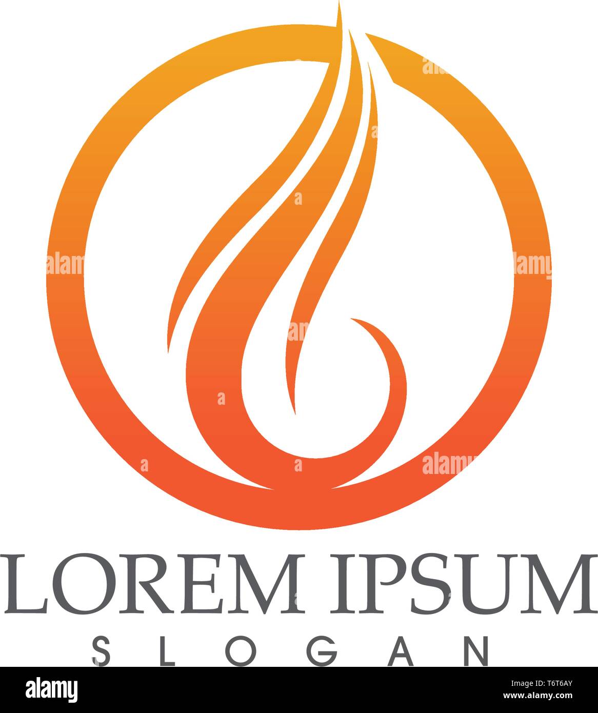 Fire flame Logo Template vector icon Oil, gas and energy logo concept ...