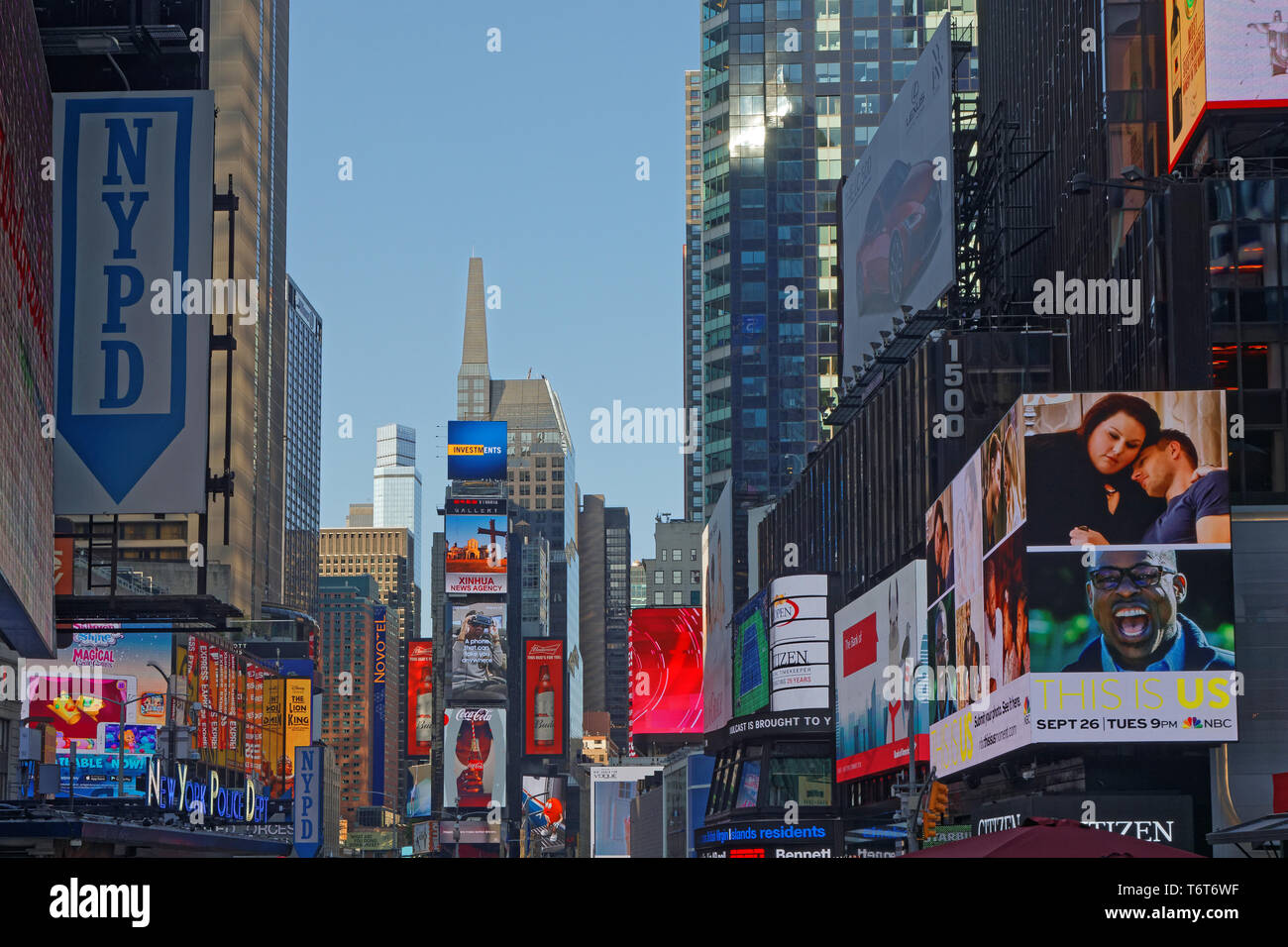 NEW YORK CITY, USA, September 10, 2017 : Times Square is a major ...