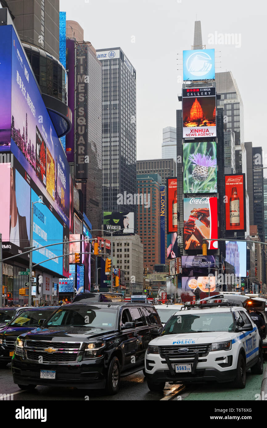 NEW YORK CITY, USA, September 13, 2017 : Times Square is a major ...