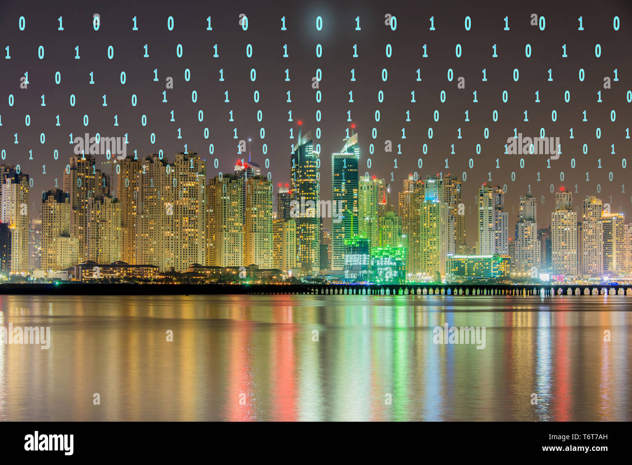 Concept of modern digital city and innovation Stock Photo - Alamy