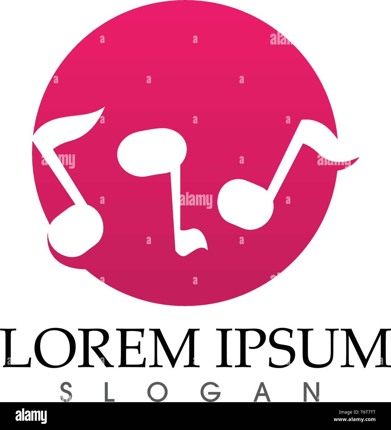 Music note symbols logo and icons template Stock Vector Image & Art - Alamy