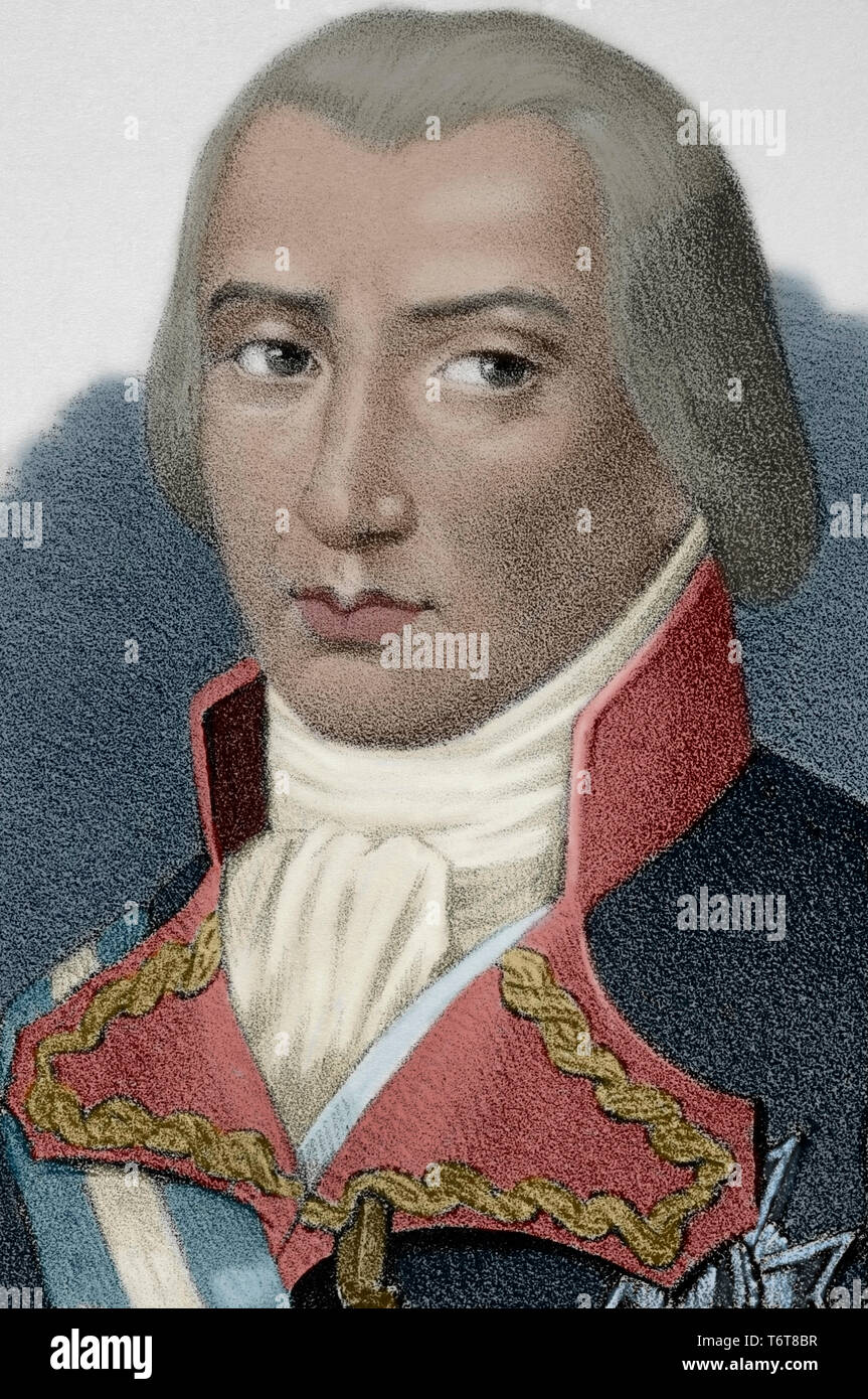 Federico Gravina (1756-1806). Spanish Admiral. Drawing by Santiago ...