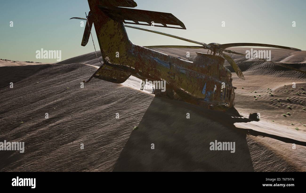 Old Rusted Military Helicopter Stock Photo - Alamy