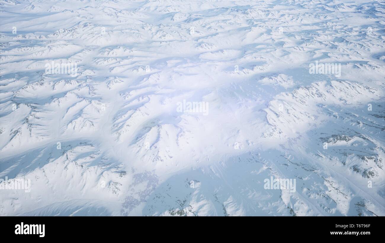 Snow Covered Terrain Stock Photo - Alamy