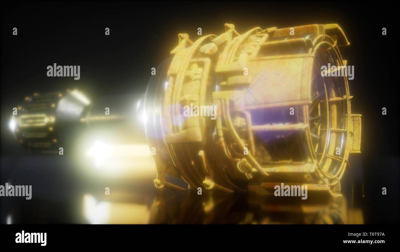 Rotate Jet Engine Turbine Stock Photo - Alamy