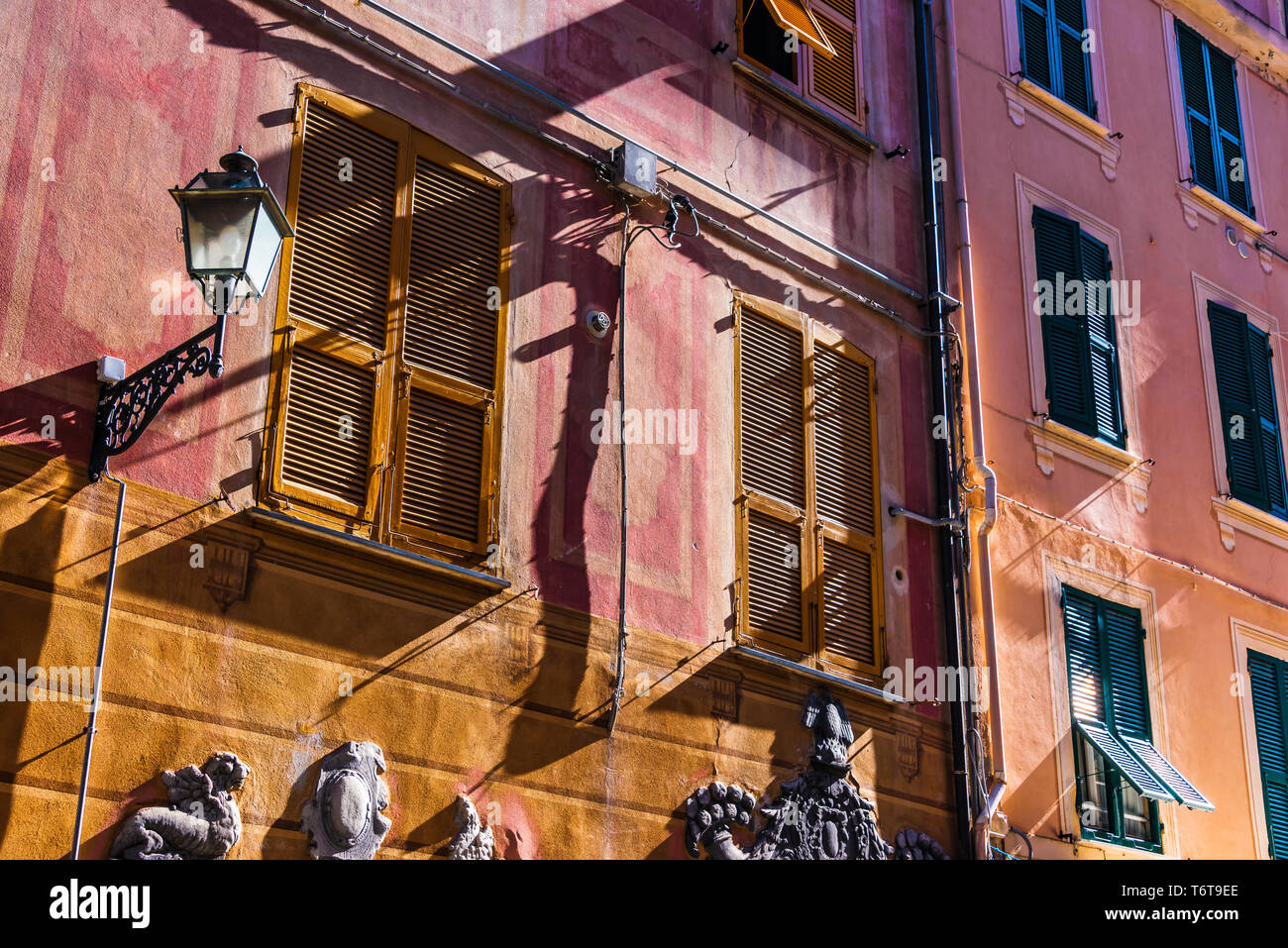 Architecture of Sestri Levante Stock Photo - Alamy
