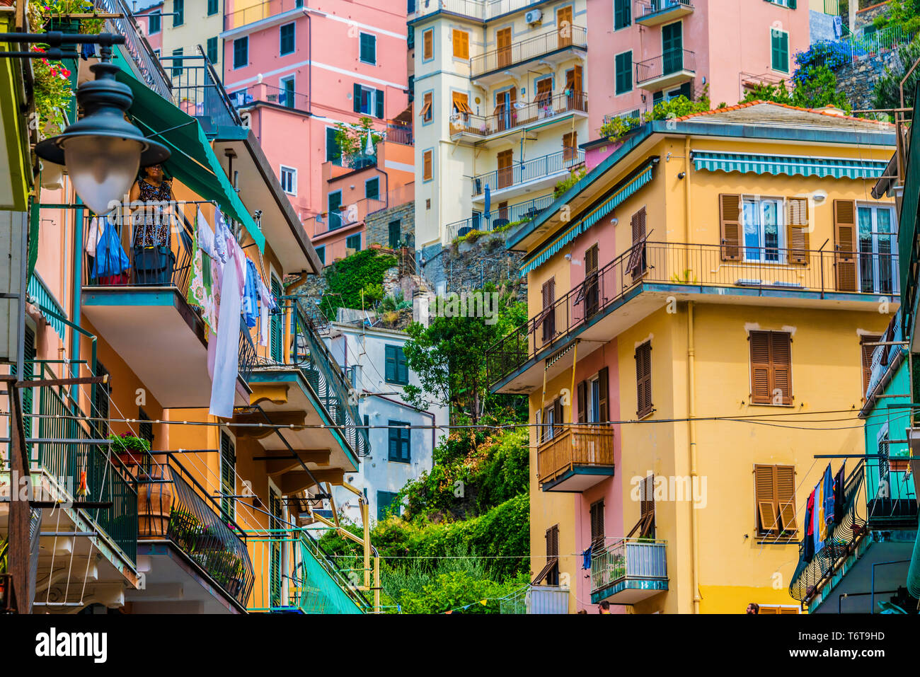 Architecture of Manarola Stock Photo - Alamy