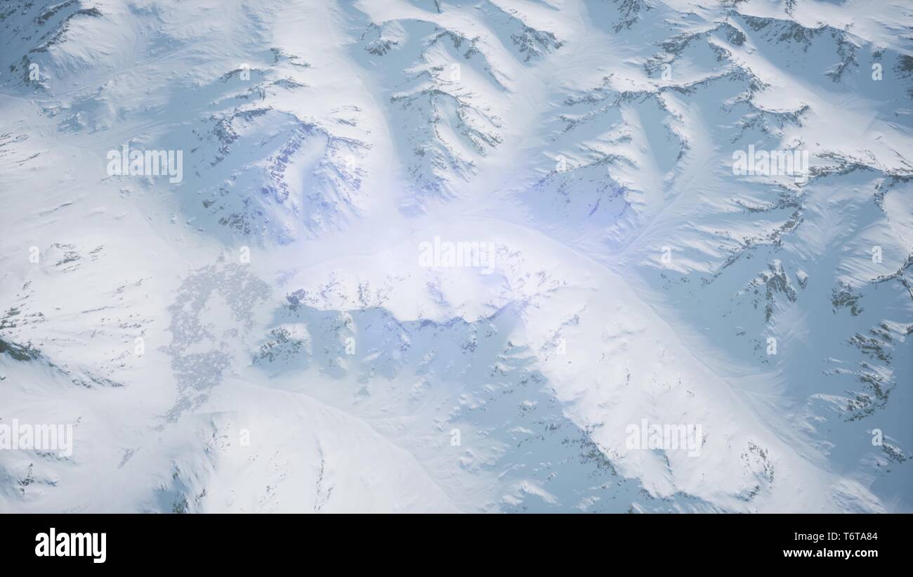 Snow Covered Terrain Stock Photo - Alamy