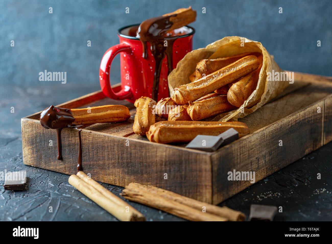 Churros sticks hi-res stock photography and images - Alamy