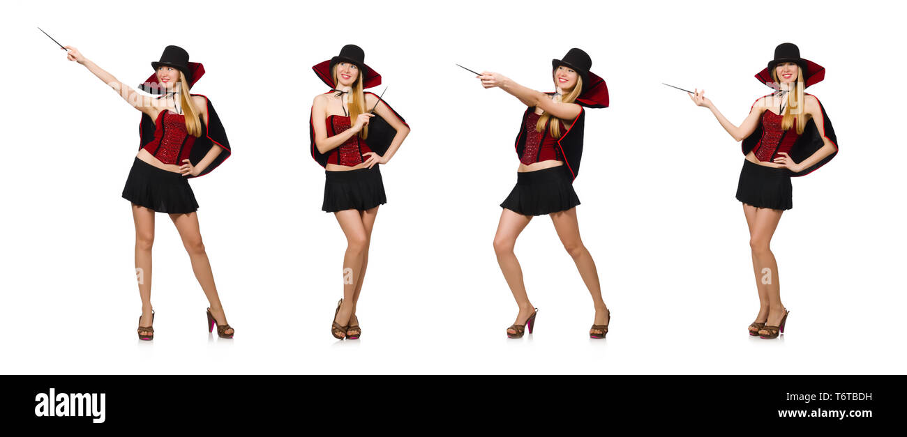 Woman magic wand on Cut Out Stock Images & Pictures - Alamy