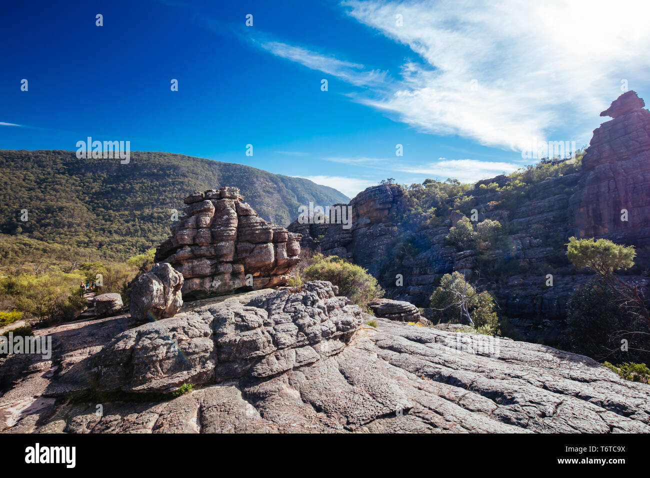 The famous Grampians Grand Canyon. Accessible on the Wonderland hike to ...
