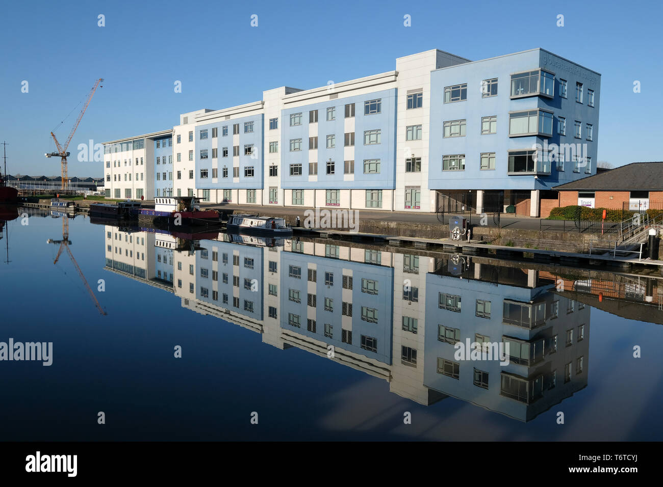 Gloucestershire College on the banks of the Gloucester and Sharpness ...