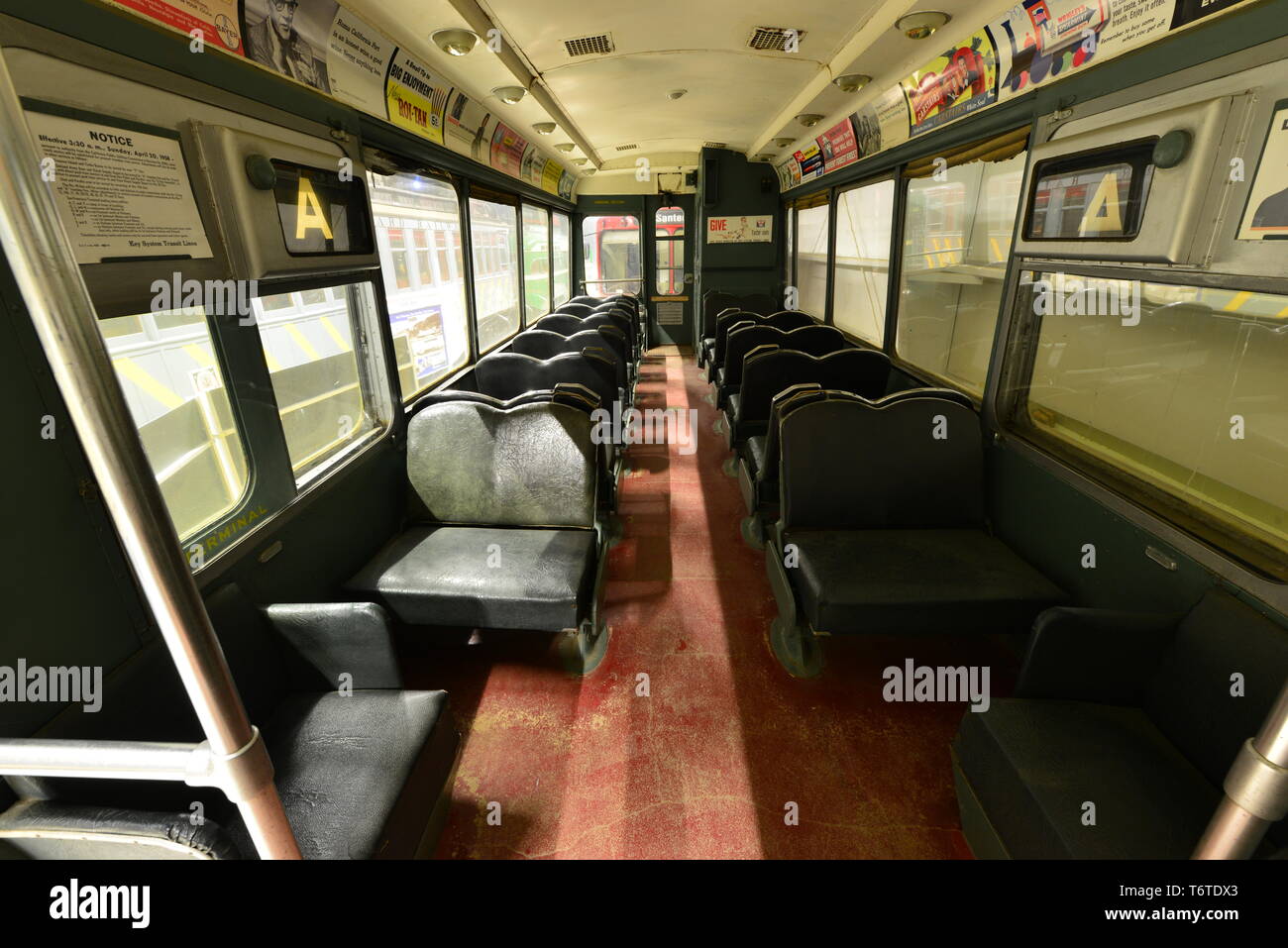 Tram interiors hi-res stock photography and images - Alamy