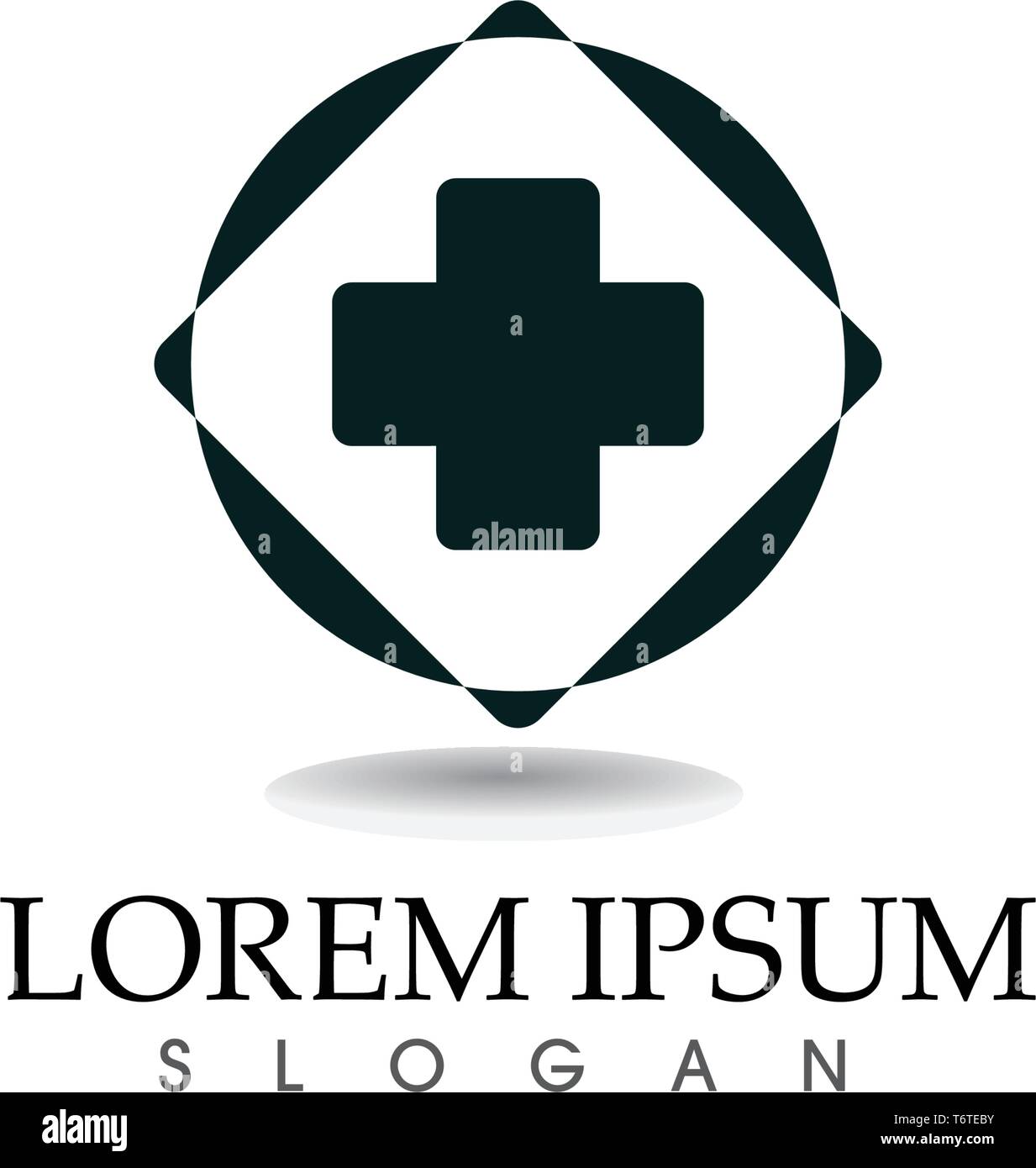 Hospital logo and symbols template icons app vector Stock Vector Image ...